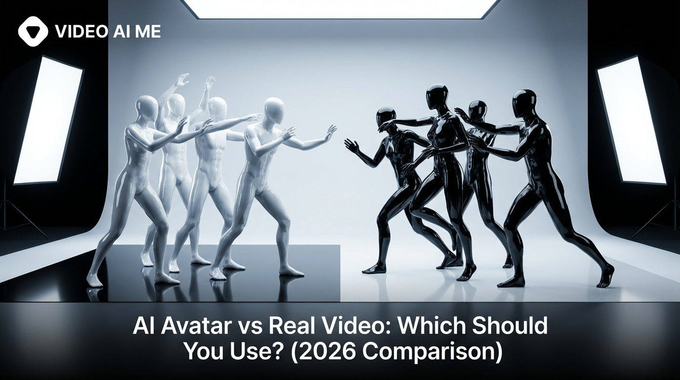 AI Avatar vs Real Video 2026: Complete Comparison Guide | VIDEOAI.ME Blog