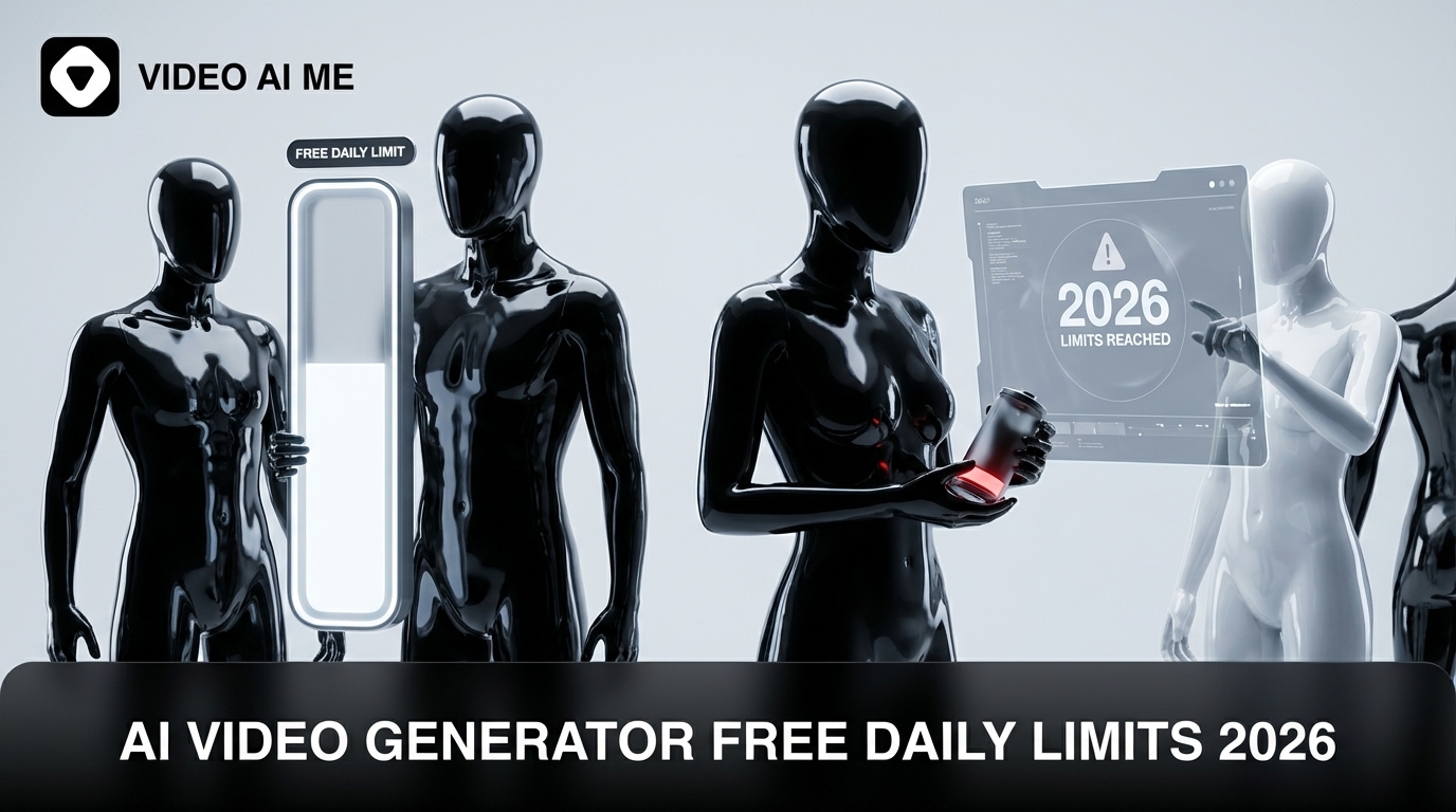 AI Video Generator Free Daily Limits 2026 | VIDEOAI.ME | VIDEOAI.ME Blog