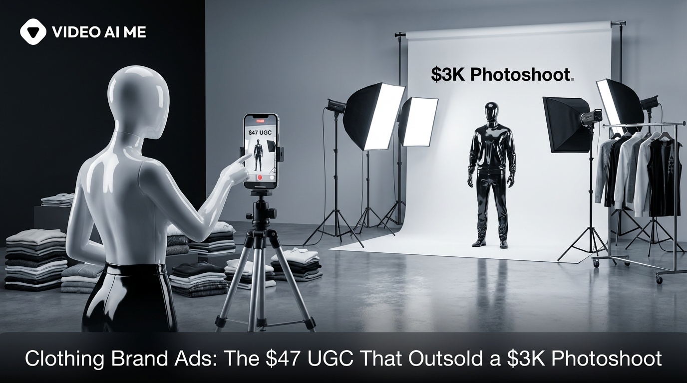 Clothing Brand Ads: The $47 UGC That Outsold a $3K Photoshoot | VIDEOAI ...