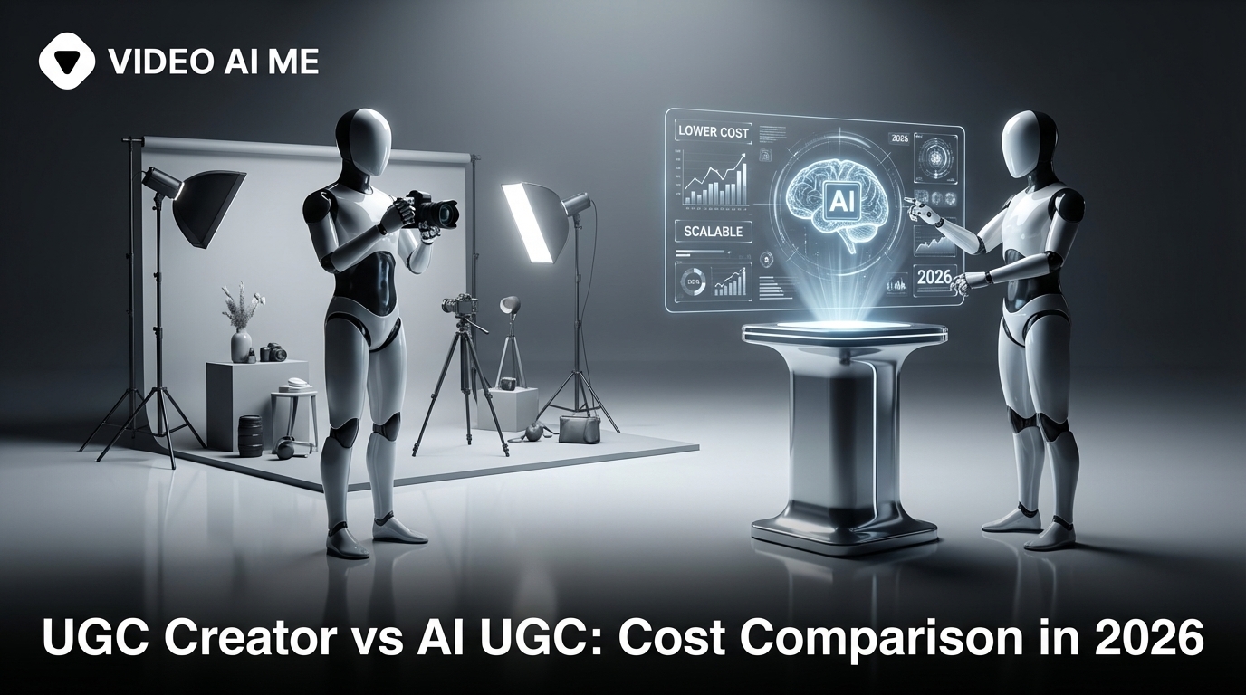 UGC Creator vs AI UGC: Cost Comparison in 2026 | VIDEOAI.ME | VIDEOAI ...